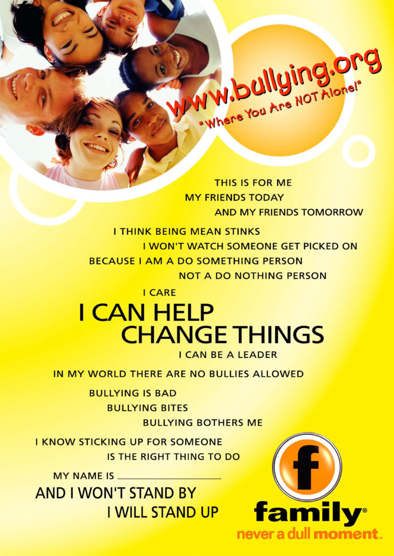 I Won't Stand By – I'll Stand Up and Make A Difference!